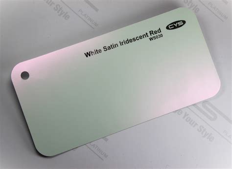 White Satin Iridescent Red Cys Canada Inc