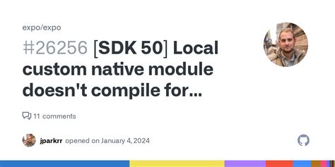 SDK Local Custom Native Module Doesn T Compile For Android Issue Expo Expo GitHub
