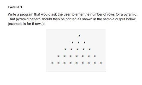 Solved Exercise Write A Program That Would Ask The User To Chegg