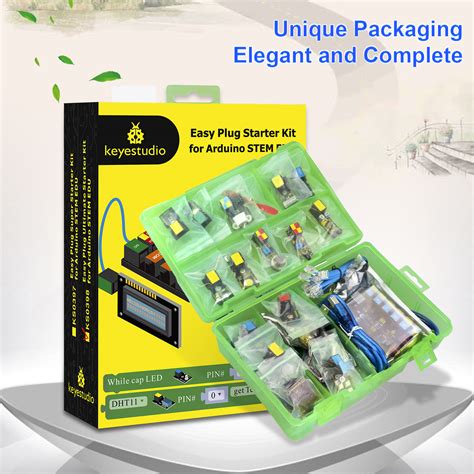 Keyestudio EASY Plug Ultimate Starter Kit For Arduino STEM EDU