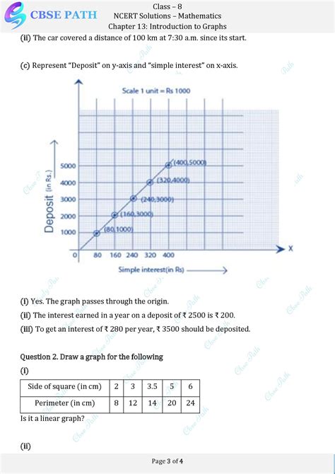 NCERT Solutions for Class 8 Maths Exercise 13.2 Introduction to Graphs - CBSE Path