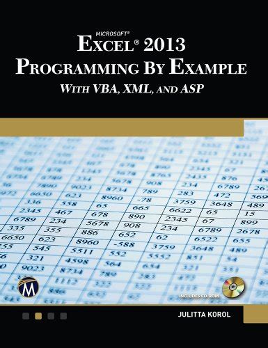 Jp Microsoft Excel 2013 Programming By Example With Vba Xml And Asp English