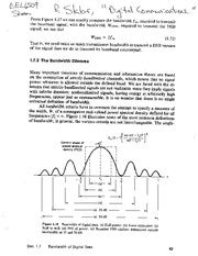 Study Guide On Bandwidth And Line Coding 9 From Figure 1 17 We Can Readily Compare The