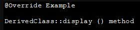Java Override Method Overriding And Runtime Polymorphism