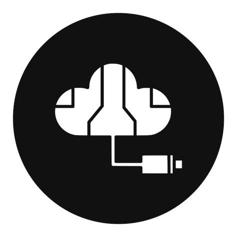 Premium Vector Cloud Ethernet Icon