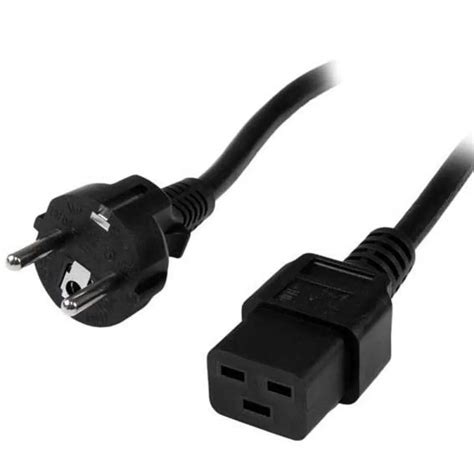 Startech Cable 2 M Schuko Cee7 Electrical Power Cable Black Techinn