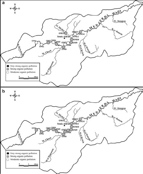 4 Organic Pollution Index Map A April 2006 B August 2006