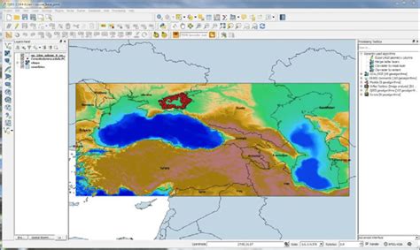 The Qgis Project Which We Will Use For Creating The Map Every Layout