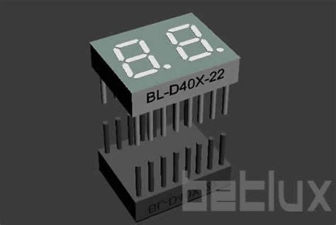 Seven Segment LED Inch Digit Ultra White LED Diode And LED Display
