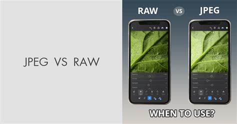 JPEG Vs RAW Shooting Differences