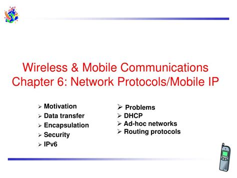 ppt wireless and mobile communications chapter 6 network protocols