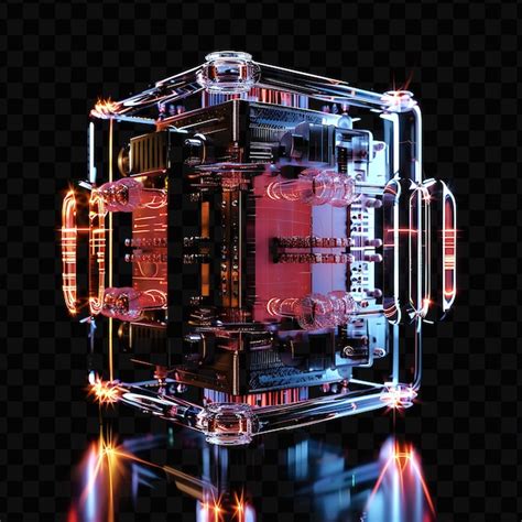 Quantum Computing Gate With Qubit Processing And Silver Quan Design Cnc