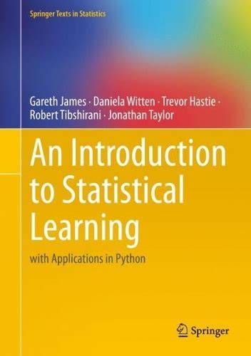An Introduction To Statistical Learning By Gareth James Daniela Witten Waterstones
