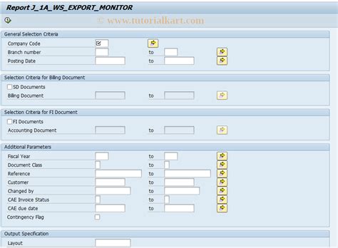 J1AEXPMONITOR SAP Tcode AR Monitoring Tool For WS Export