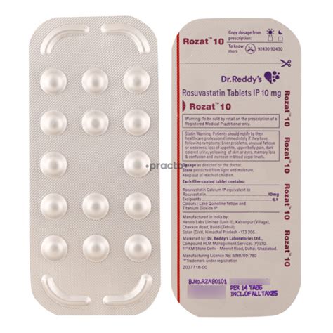 Rozat 10 Tablet Uses Dosage Side Effects Price Composition Practo