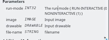 Gimp Error Invalid Number Of Arguments For Python Fu Command Line Execution Stack