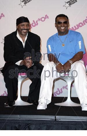 The Isley Brothers Ernie Isley L And Ronald Isley During Their