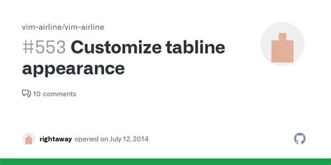customize tabline appearance · issue 553 · vim airline vim airline