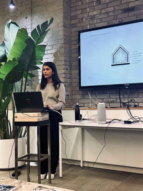 Rutuja Presents Her Thesis Project To The Office Moriyama Teshima