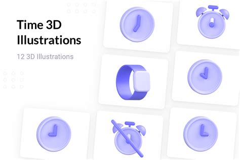 Time 3d Icon Pack 12 Free Download Miscellaneous 3d Icons Iconscout