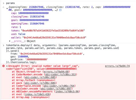 bug in uint256 type check doesn t allow numbers over ~100e14 · issue