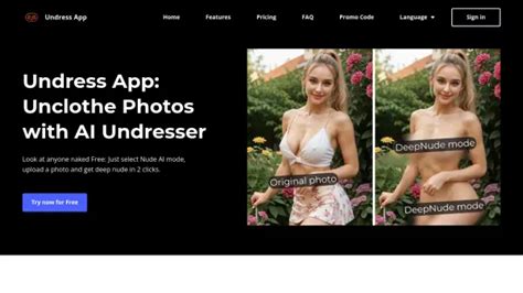 Nudifier AI App For Undressing Photos