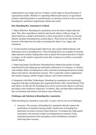Accurate Bounding Box Annotation Services For AI Pdf