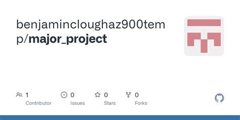 Github Benjamincloughaz Temp Major Project