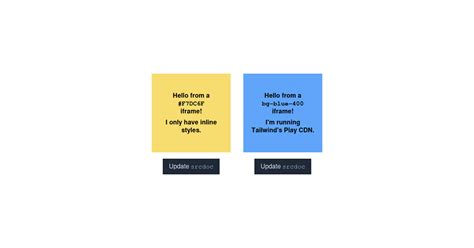 Iframe Srcdoc Codesandbox