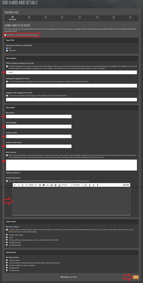 Uploading Your Mod To Nexus Modding Wiki