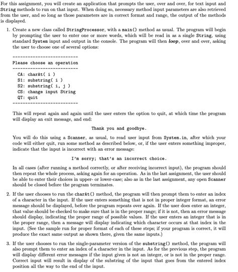 Solved For This Assignment You Will Create An Application