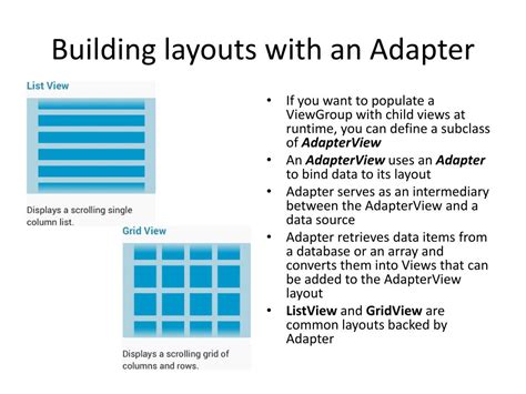 Ppt Android Layouts Powerpoint Presentation Free Download Id2715116