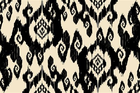 복고풍 월페이퍼를 위한 꽃무늬 빈티지 이음매 없는 패턴 매혹적인 빈티지 꽃 예술과 공예 운동에서 영감을 받았습니다 포장지 벽지 직물 및 패션 의류 디자인 이카트 패턴 0명에