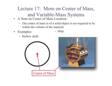 Variable Mass System Pdf Physics Science