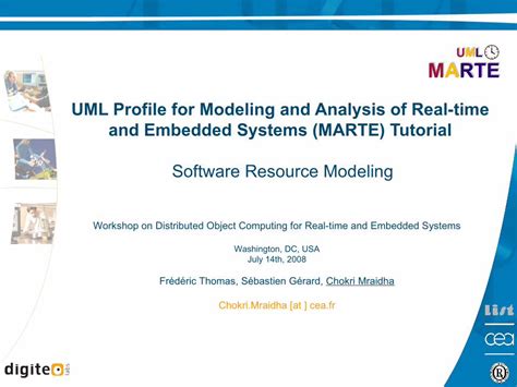 Pdf Uml Profile For Marte Tutorial · Uml Profile For
