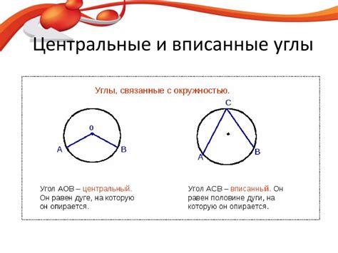 Центральные и вписанные углы 8 класс презентация онлайн