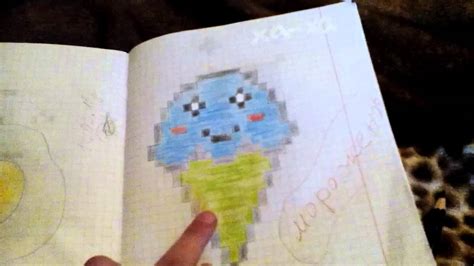 малюнки в клітинку і прості малюнки Youtube