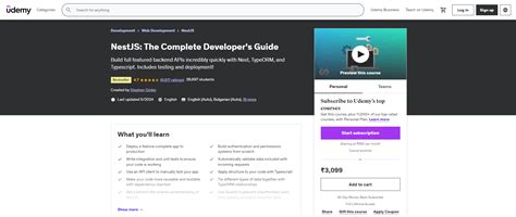 6 best nestjs courses for beginners in 2024