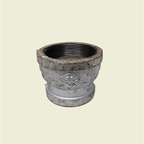 2″ X 1½” Galvanized Iron Reducer Coupling • Samaroos Materials