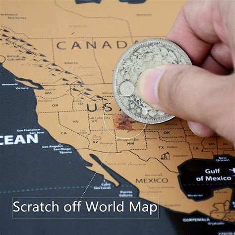 СКРЕЧ КАРТА НА СВЕТА ДЕЛУКС ЗА ИЗТРИВАНЕ