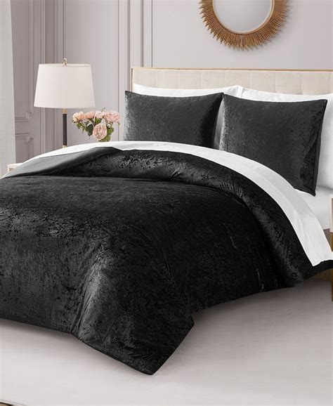 Juicy Couture Crushed Velvet 3 Pc Comforter Set Fullqueen Macys