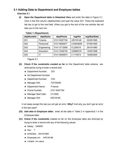 Add Data To Tables And Sett Up Relationships 3 Adding Data To