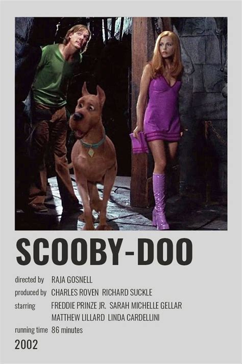 Scooby-Doo (2002) | Film posters minimalist, Movie card, Movie prints