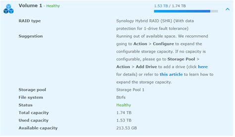 Diskstation 716 Not Freeing Space After Deleting R Synology
