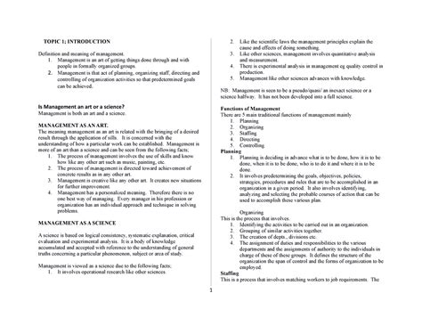 PPM Notes All Topics Ppm For Diploma Groups Compiled By S Mwangi Lecturer SBMS TOPIC 1