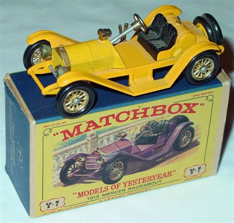 Models Of Yesteryears 07 B 4 1913 Mercer Yellow C9 D3 Lilac Box
