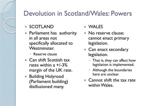 Ppt Unit 8 Constitutional Reform And Devolution Powerpoint