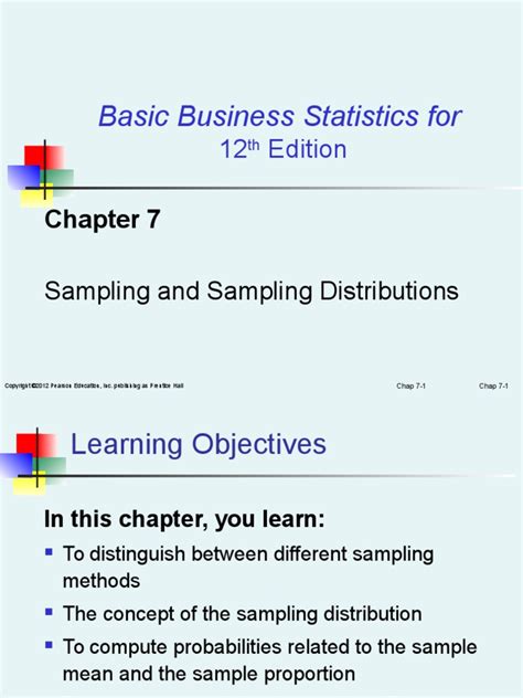 chapter 7 sampling and sampling distributions pdf standard error