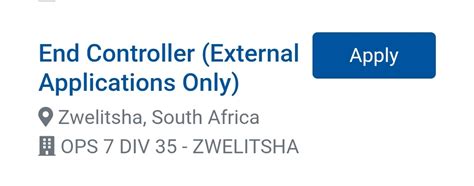 Cashbuild Ikhangela I End Controller Ezwelitsha Empuma Kapa Mzanzi