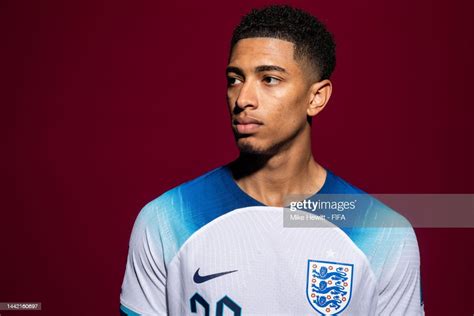 Jude Bellingham Of England Poses During The Official Fifa World Cup